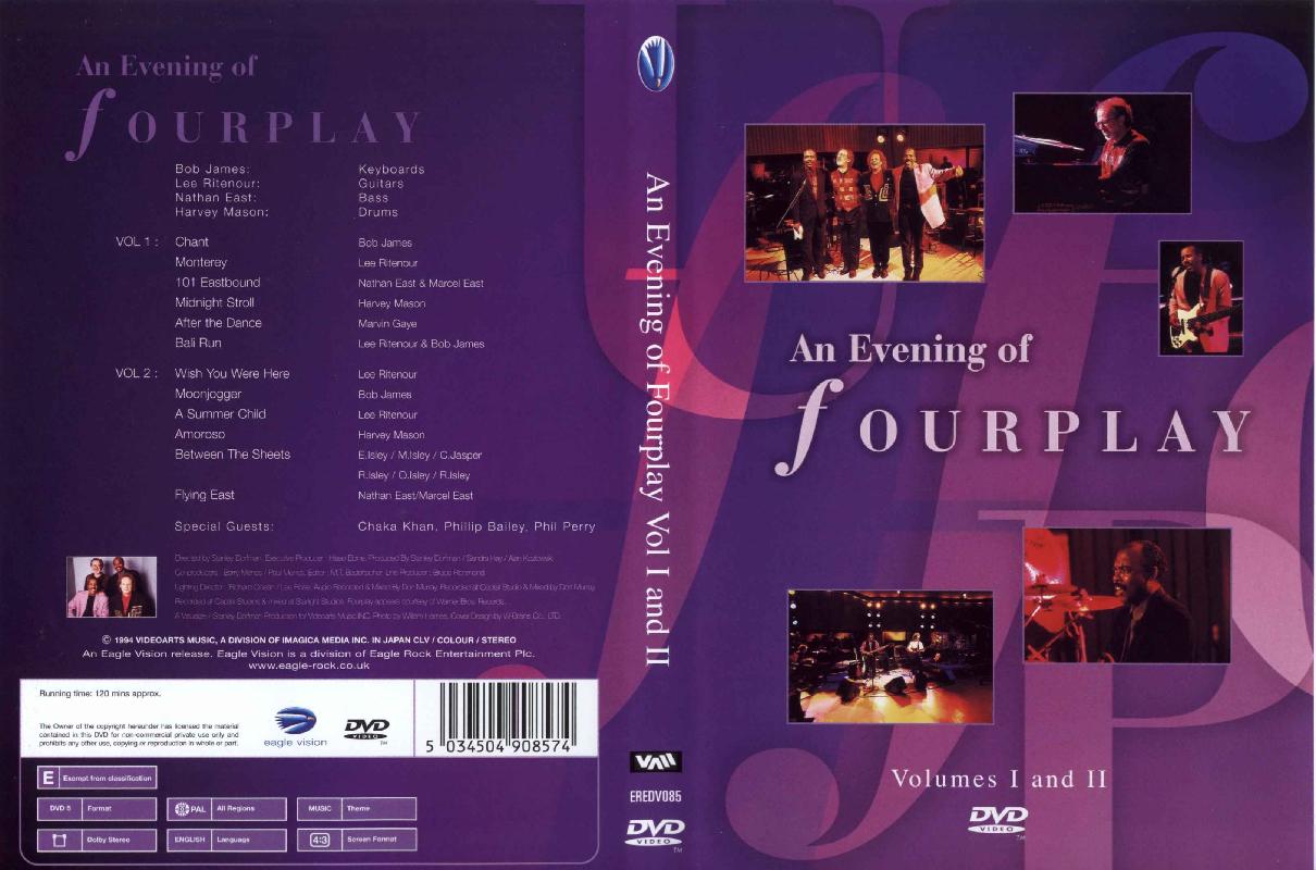 Fourplay A Evening Of Fourplay Volume I : Front | DVD Covers | Cover ...